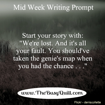 Writing Prompt – The Genie’s Map | The Busy Quill